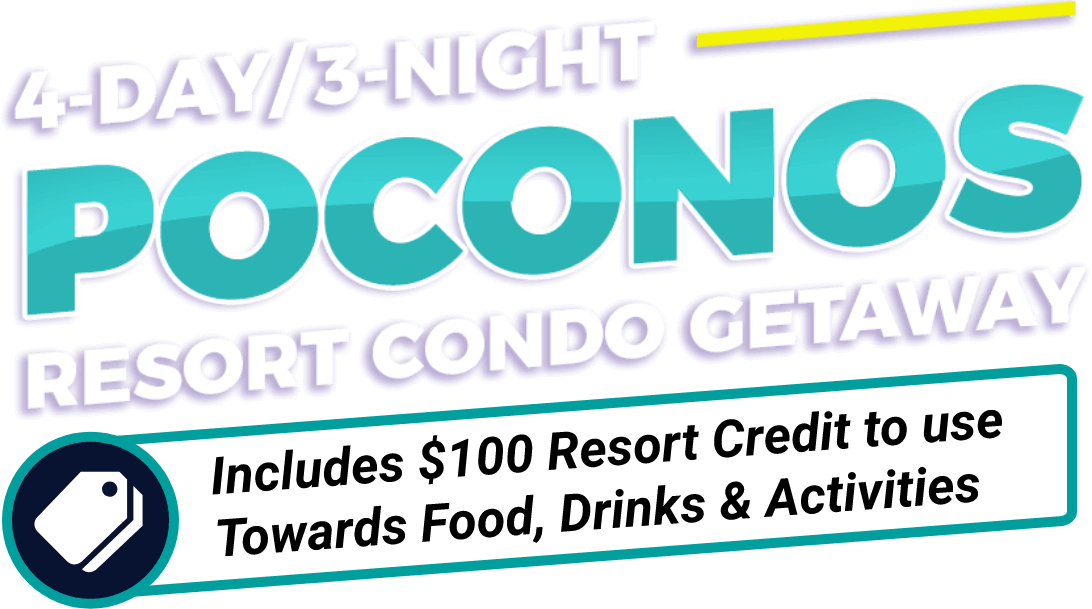 VacationVIP | 4-day/3-night Poconos Resort Getaway